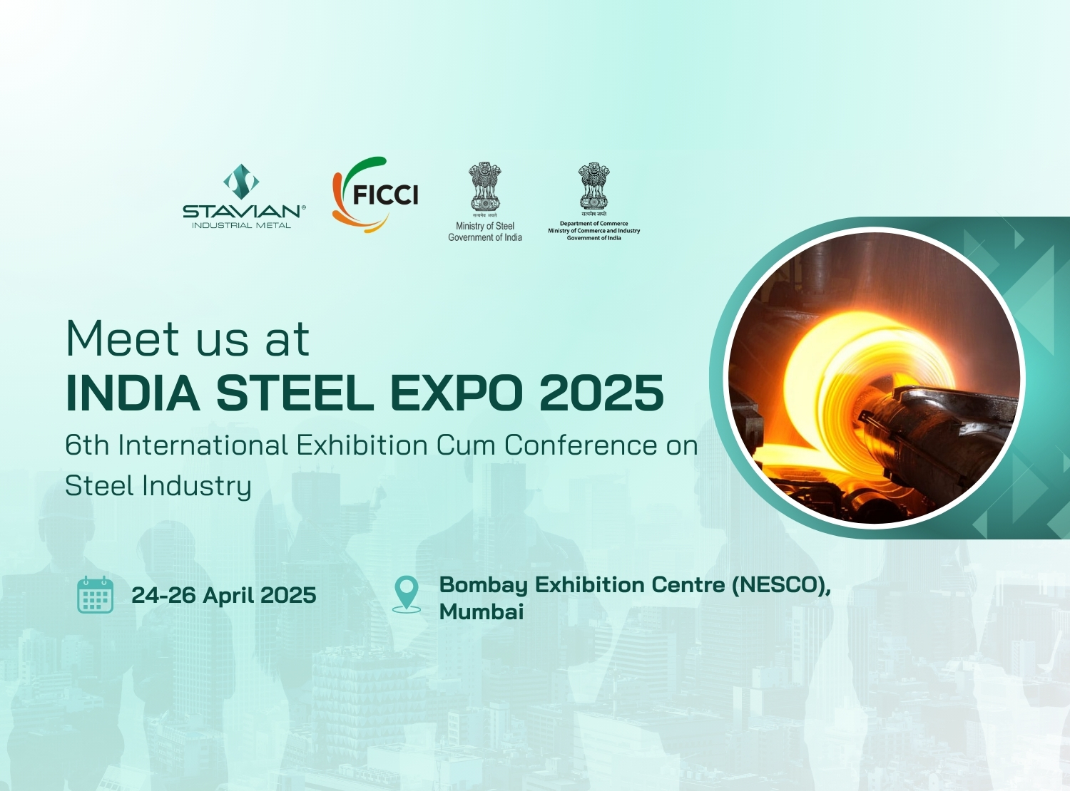 [APRIL] Stavian Industrial Metal attends India Steel Expo 2025