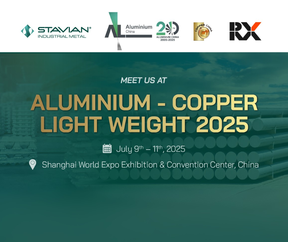 MEET STAVIAN INDUSTRIAL METAL AT ALUMINIUM – COPPER – LIGHTWEIGHT 2025